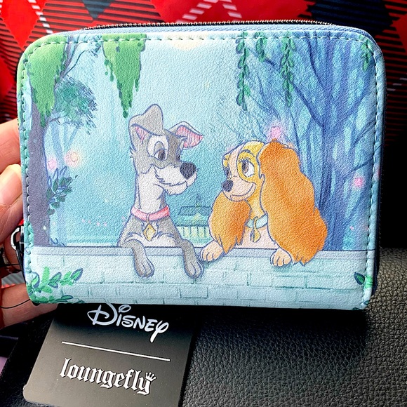 Loungefly | Bags | Lady Tramp Disney Loungefly Zip Wallet Nwt | Poshmark
